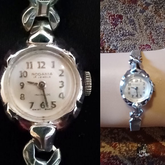 Rodania | Accessories | Vntg Rodania K Swiss Watch 17 Jewels Incabloc W ...